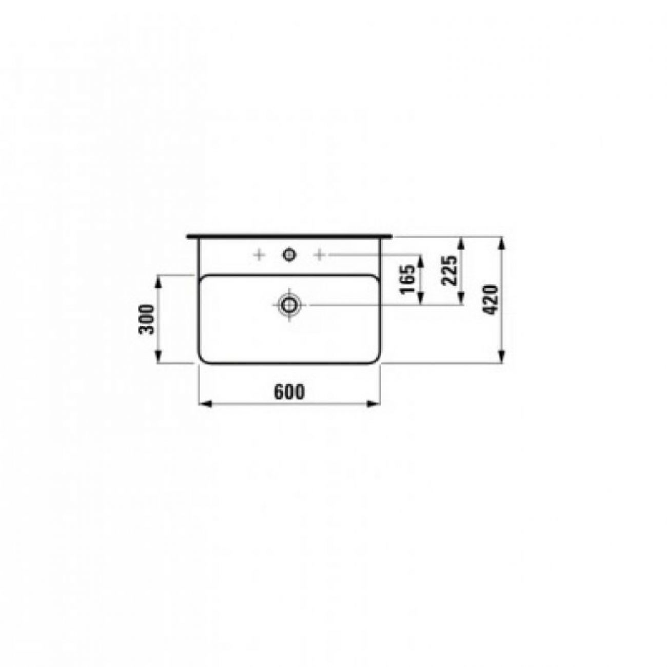 LAVABO 60 LAUFEN VAL PRELIV - Aqualand
