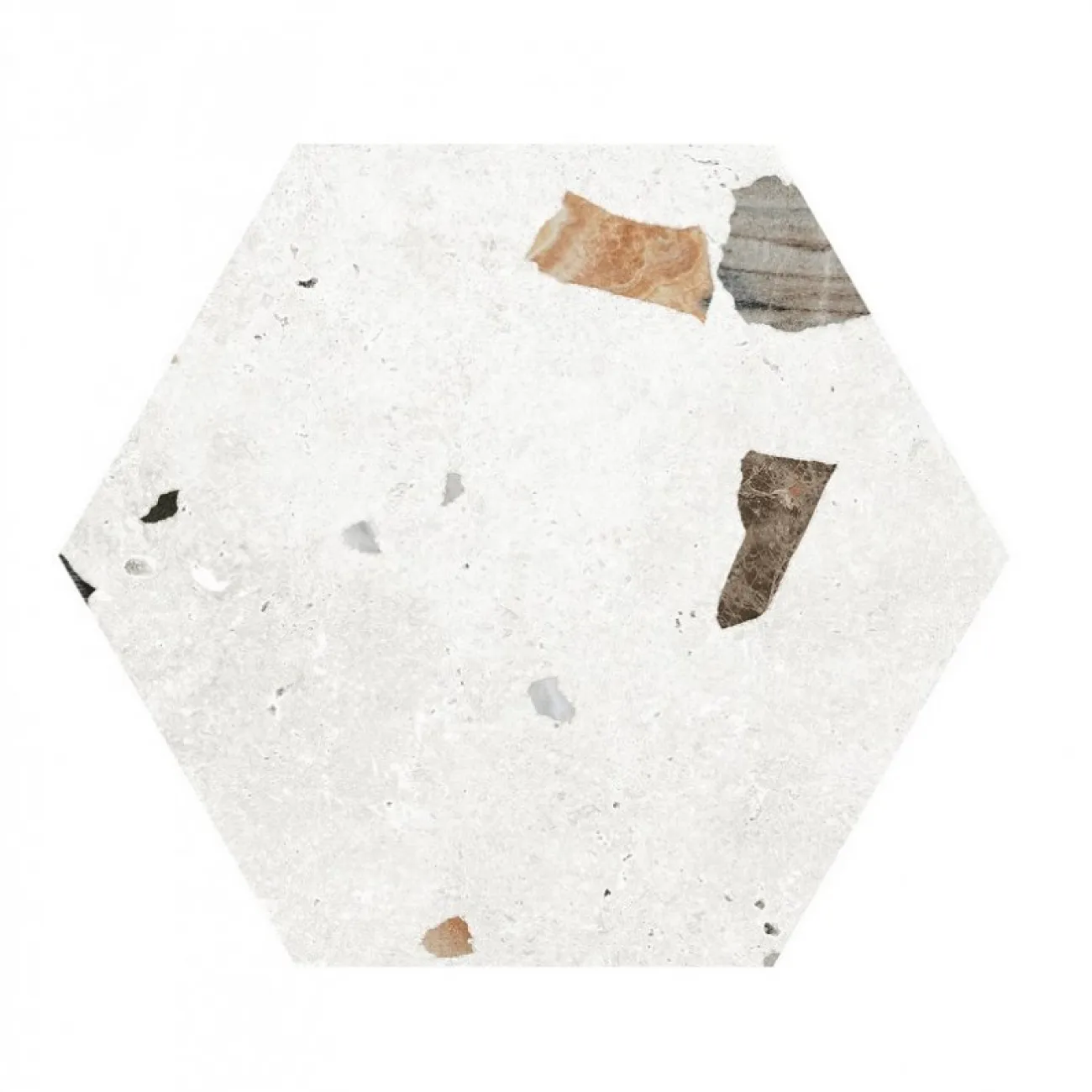 PL.SONAR WHITE HEX.22X25 1.04 - Aqualand