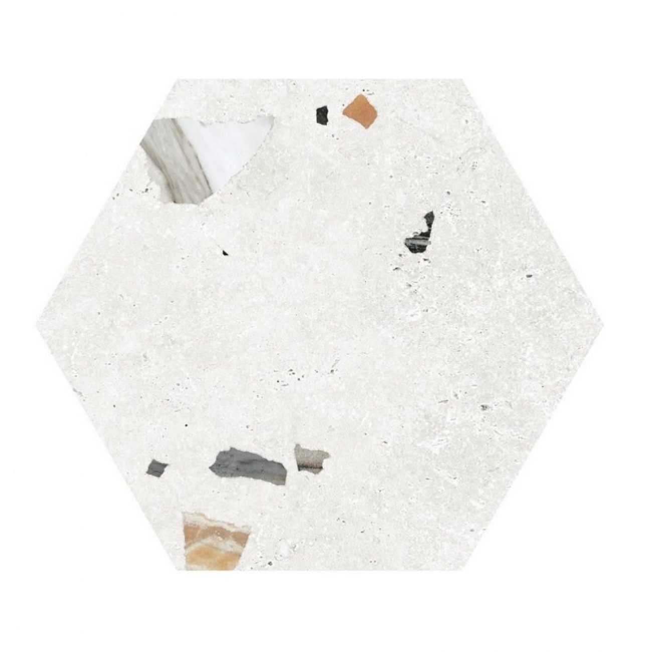 PL.SONAR WHITE HEX.22X25 1.04 - Aqualand