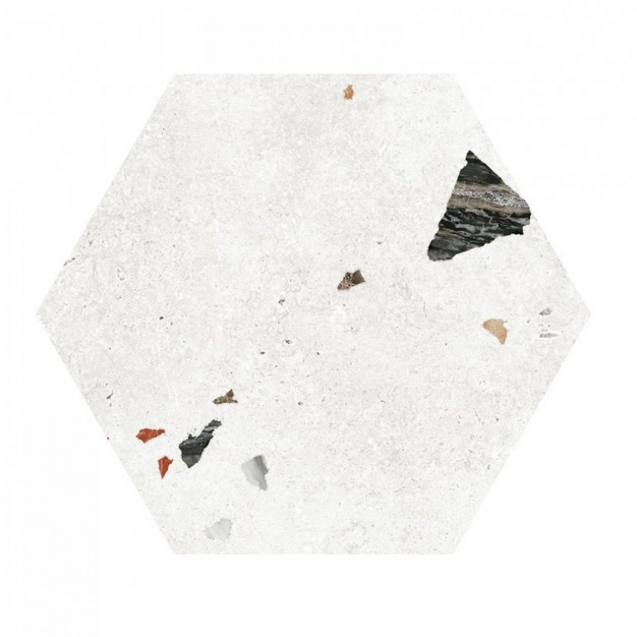 PL.SONAR WHITE HEX.22X25 1.04 - Aqualand