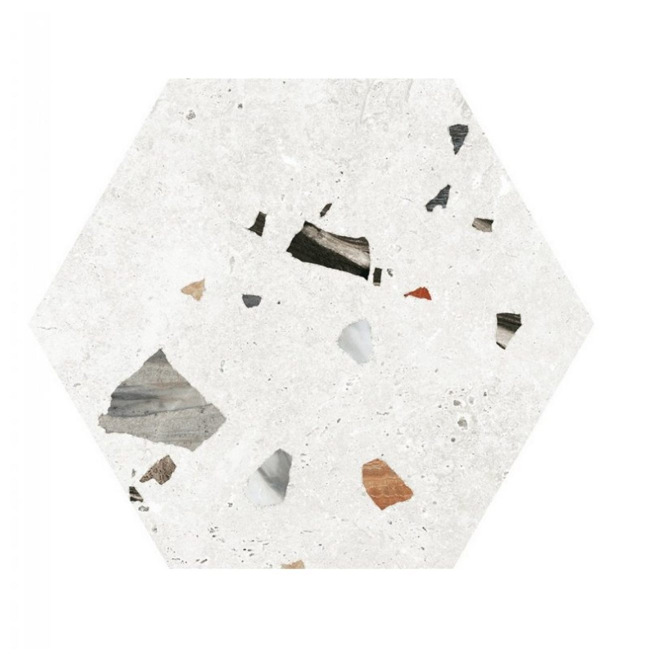 PL.SONAR WHITE HEX.22X25 1.04 - Aqualand